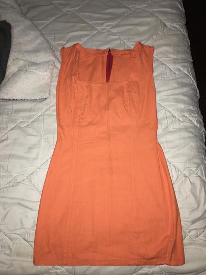 Narandzasta kratka haljina s/m
