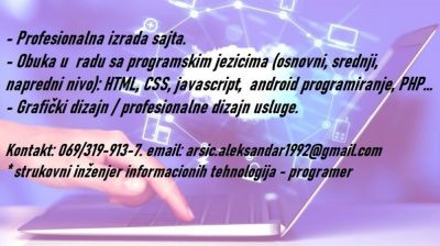 ČASOVI PROGRAMIRANJA, GRAFIČKI DIZAJN