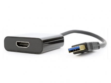 GEMBIRD USB-A 3.0 na HDMI display adapter, Crni