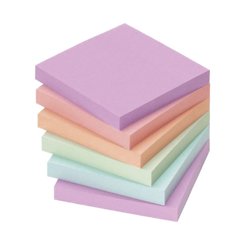 BLOK SAMOLEPLJIV 75X75MM 100L INFO NOTES 5854-80 PASTEL-SORTIRANO
