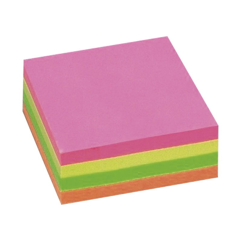 Blok samolepljiv kocka 75x75mm 320L Info Notes 1654-39 neon-4b