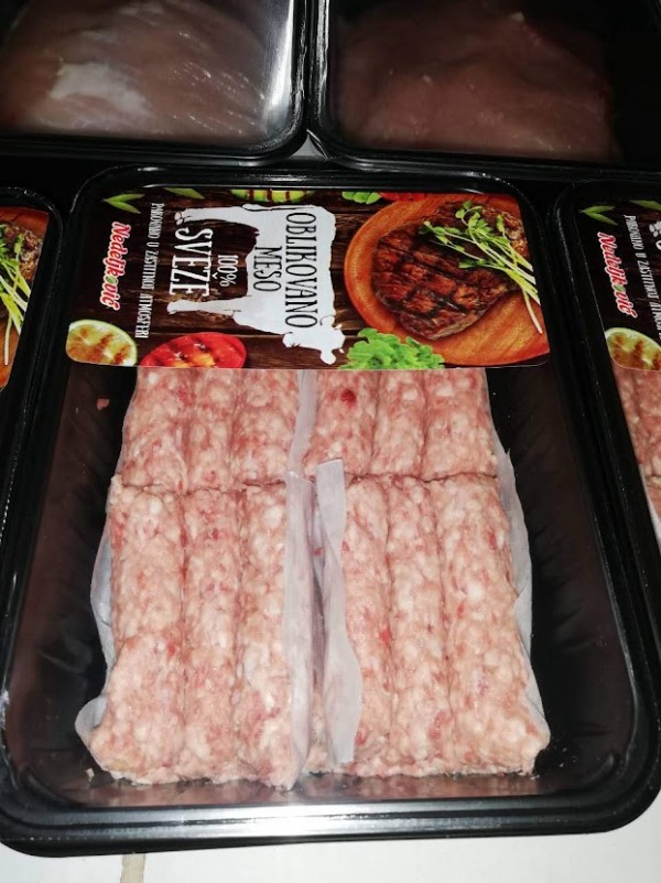 Ćevapi 1kg. - pakovano cca 500gr. Nedeljković