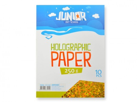 Jolly papir hologramski, žuta, A4, 250g, 10K ( 136162 )