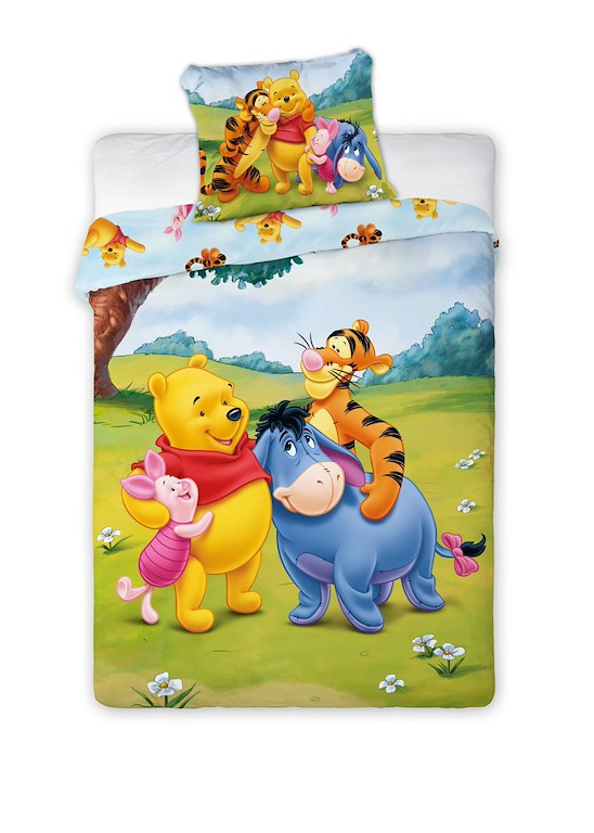 Disney Posteljina za bebe Winie the Pooh 100×135+40x60cm (5907750546244)