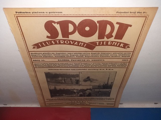 SPORT ILUSTROVANI TJEDNIK 1923 - AVG.BR.35