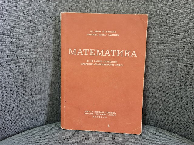 Zavod Matematika za 3.razred gimnazije Bandić