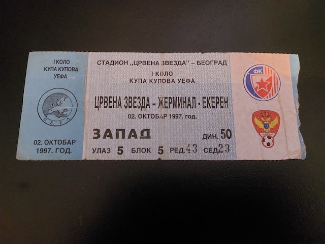 Crvena Zvezda - Zerminal Ekeren