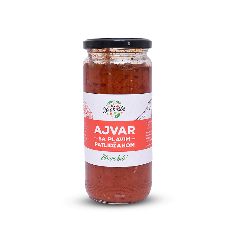 DOMAĆI AJVAR SA PLAVIM PATLIDŽANOM