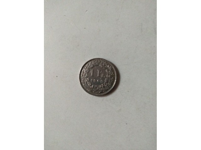 1 franak Švajcarska, 1968.