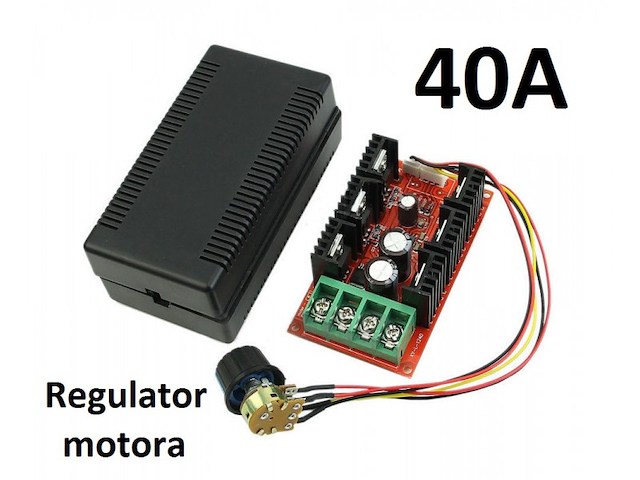 Regulator DC motora - PWM - 40A - HHO