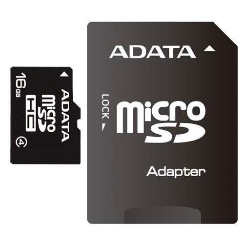 Adata Micro SD 16GB + Adapter