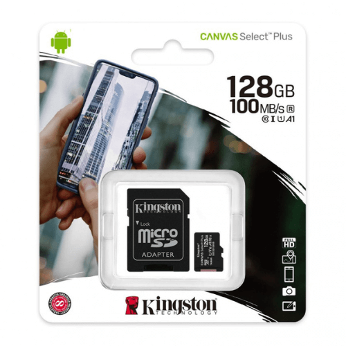 KINGSTON SDCS2/128GB A1 MicroSDXC 128GB 100R class 10 + Adapter