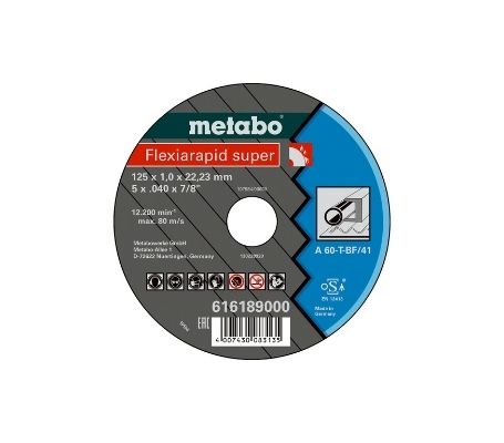 Metabo rezna ploča za čelik 115x1mm Flexiarapid Super