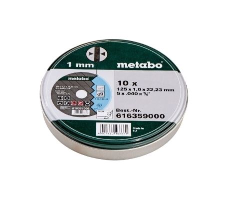 Metabo rezna ploča za inox 125x1mm PROMOTION 10 komada