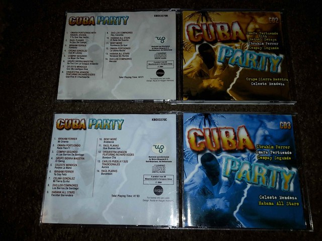 VA - Cuba party CD2 , CD3 , ORIGINAL