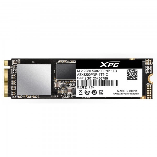 ADATA ASX8200PNP-1TT-C SSD 1TB M.2 PCIe Gen 3 x4 NVMe