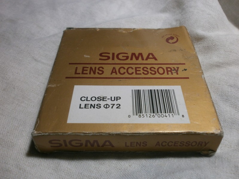 Sigma Close up Lens 72mm