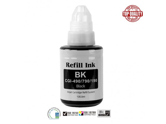 INK Mastilo GI-490 Bk, za CANON Pixma G1400 G2400 G3400