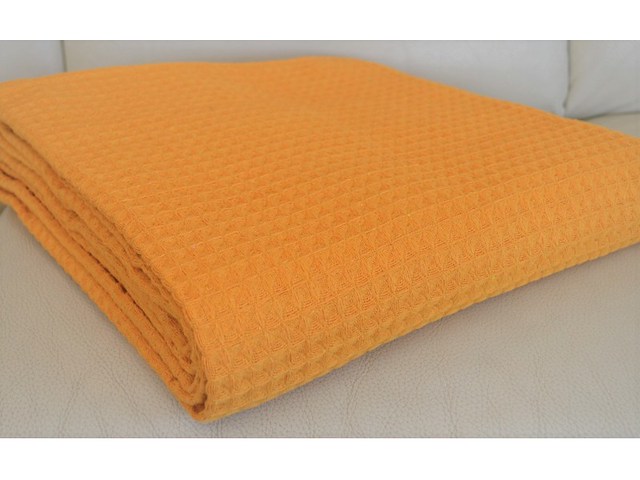 Pokrivač Waffle yellow 200x230