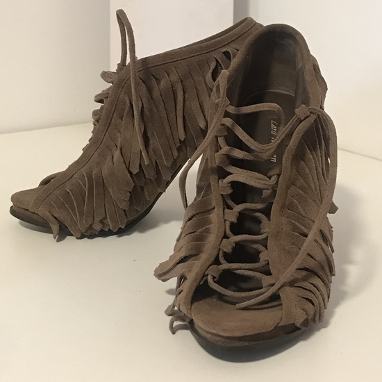 ZARA braon sandale sa resama - broj 39