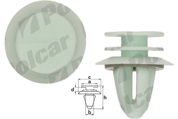 Kopča za pričvršćivanje 1084135 - Renault Espace IV 02-12, unutrašnjost vozila