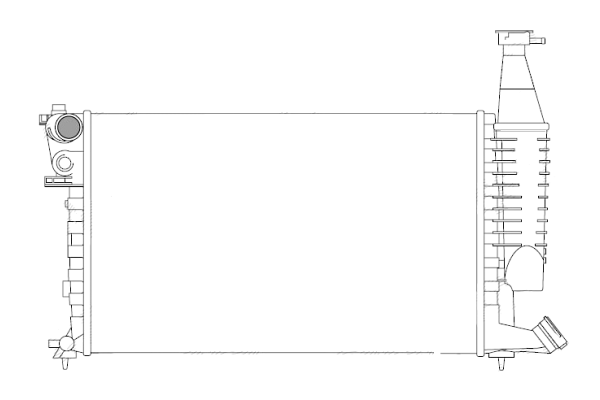 Hladnjak vode 235008-9 - Citroen Berlingo 96-02