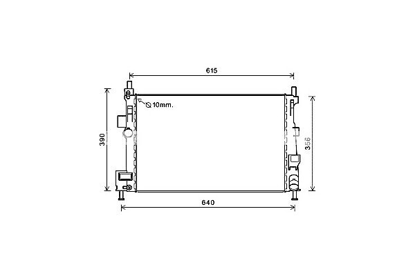Hladnjak vode 32M108A2 - Ford C- Max 11-