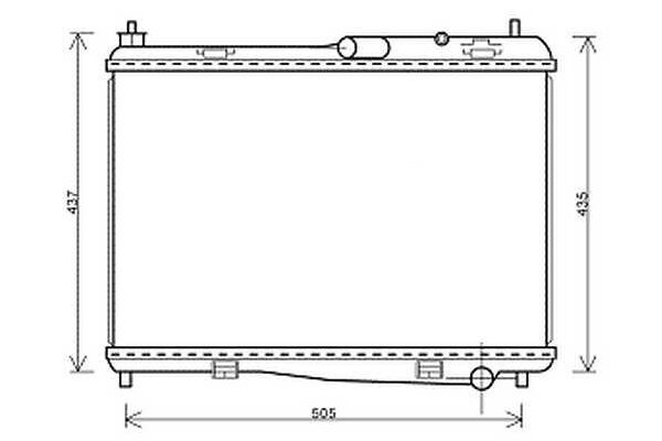 Hladnjak vode 323808-3 - Ford B-Max 12-