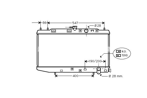 Hladnjak vode 380508-4 - Honda
