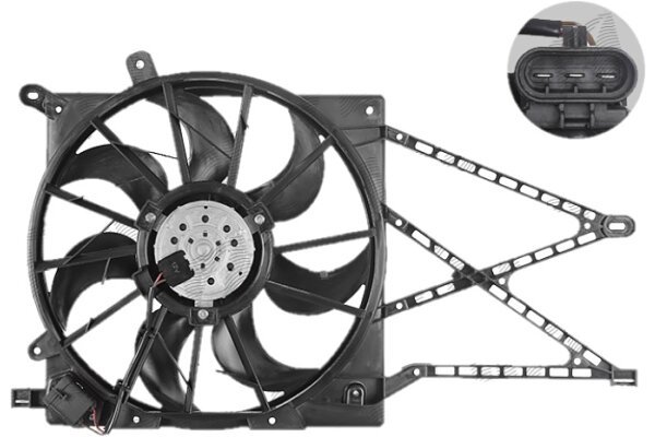 Ventilator hladnjaka 550823w11 - Opel Astra G 98-09