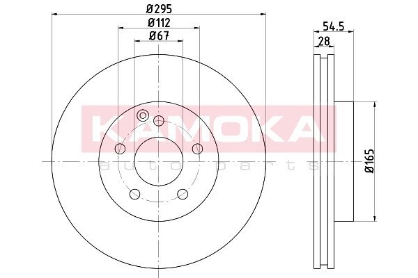 Prednji diskovi kočnica 103278 - Mercedes-Benz- Klasa E 02-09