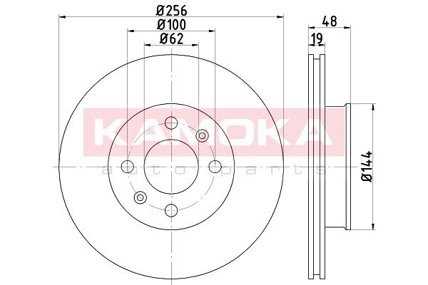 Prednji diskovi kočnica 1031094 - Hyundai Getz 02-09