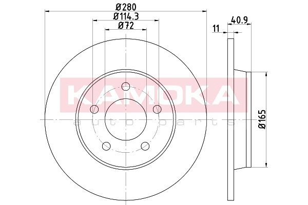 Zadnji diskovi kočnica 103178 - Mazda 3 03-14