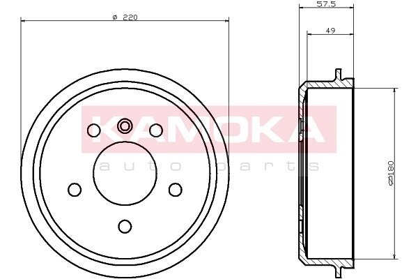 Doboš kočnica 104045 - Mercedes-Benz A klasa W168 97-04