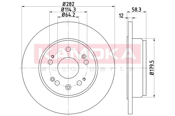 Zadnji diskovi kočnica 103192 - Honda FRV 04-