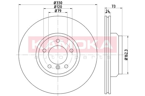 Prednji diskovi kočnica 103246 - BMW Serija 1 05-13