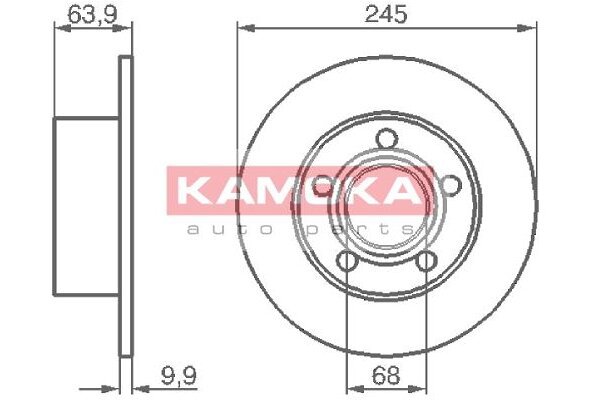 Zadnji diskovi kočnica 103642 - Audi A6 94-05