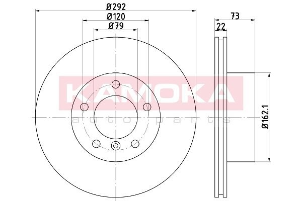 Prednji diskovi kočnica 1032458 - BMW Serija3 05-11