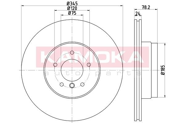 Zadnji diskovi kočnica 103247 - BMW X5 06-