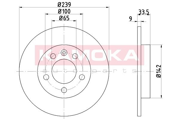 Zadnji diskovi kočnica 103147 - Audi A3 96-06