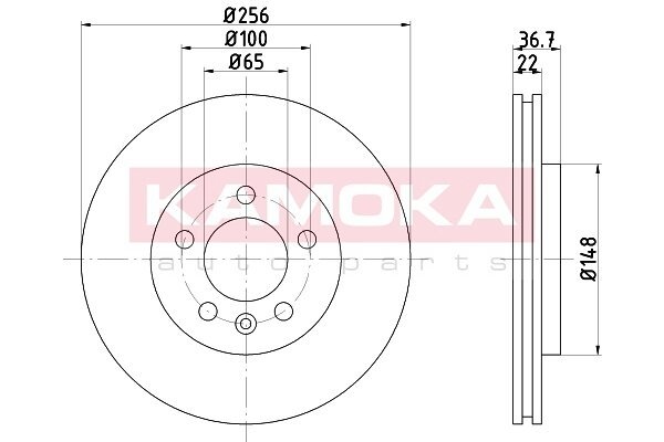 Zadnji diskovi kočnica 103225 - Seat Leon 99-06