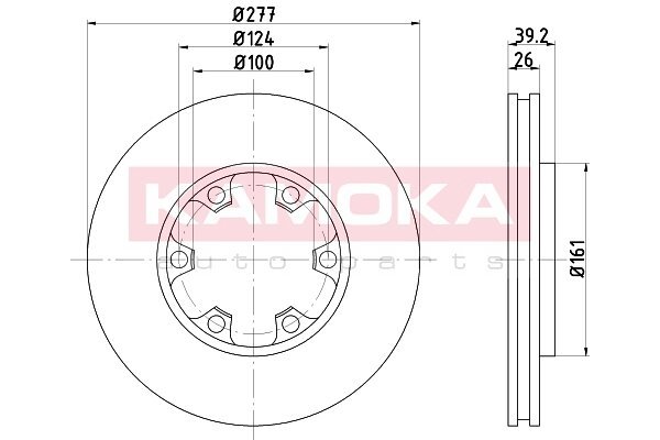 Prednji diskovi kočnica 1031084 - Nissan Terrano 96-07