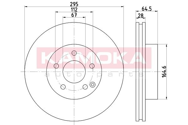 Prednji diskovi kočnica 103271 - Mercedes-Benz Klasa C W204 07-14