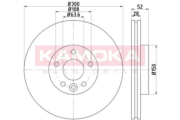 Prednji diskovi kočnica 103292 - Ford Mondeo 07-15