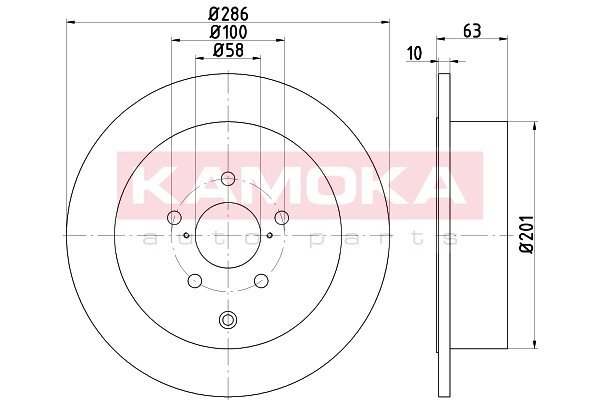 Zadnji diskovi kočnica 103173 - Subaru Forester 08-13