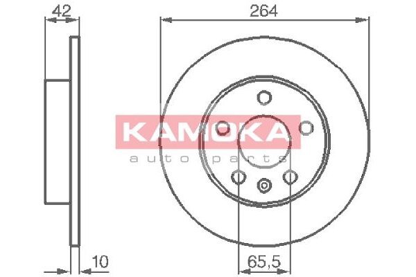 Zadnji diskovi kočnica 1032088 - Opel Astra G 98-09