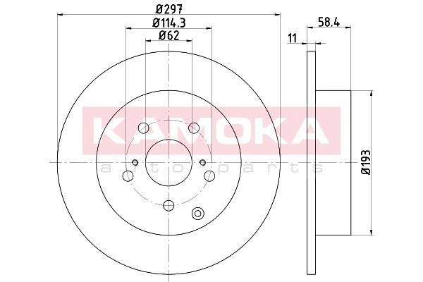 Zadnji diskovi kočnica 103181 - Toyota Verso 09-