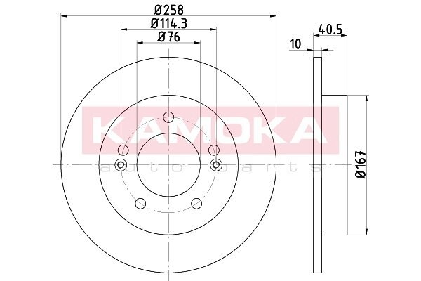 Zadnji diskovi kočnica 103172 - Hyundai ix20 10-