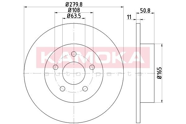 Zadnji diskovi kočnica 103184 - Ford C-Max 10-