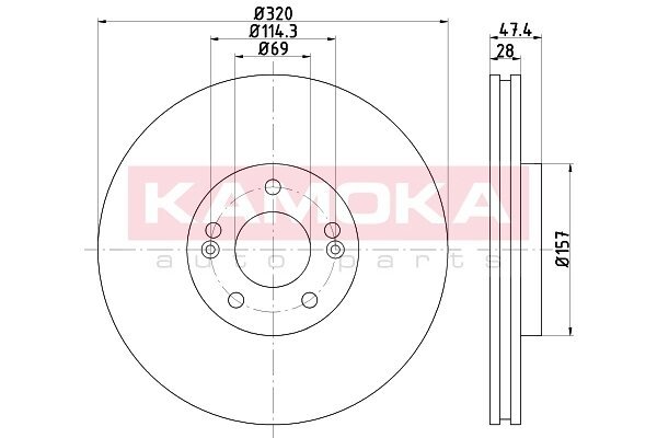 Prednji diskovi kočnica 103296 - Hyundai i40 11-